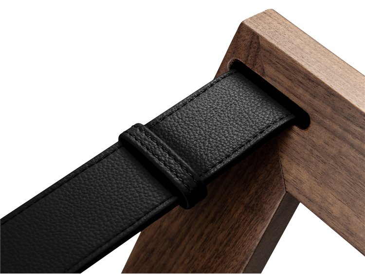 Exo 90 tray holder adjustable with black leather straps