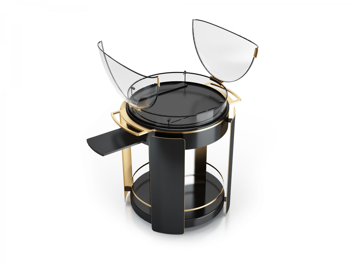 eC1, autonomous cold trolley black