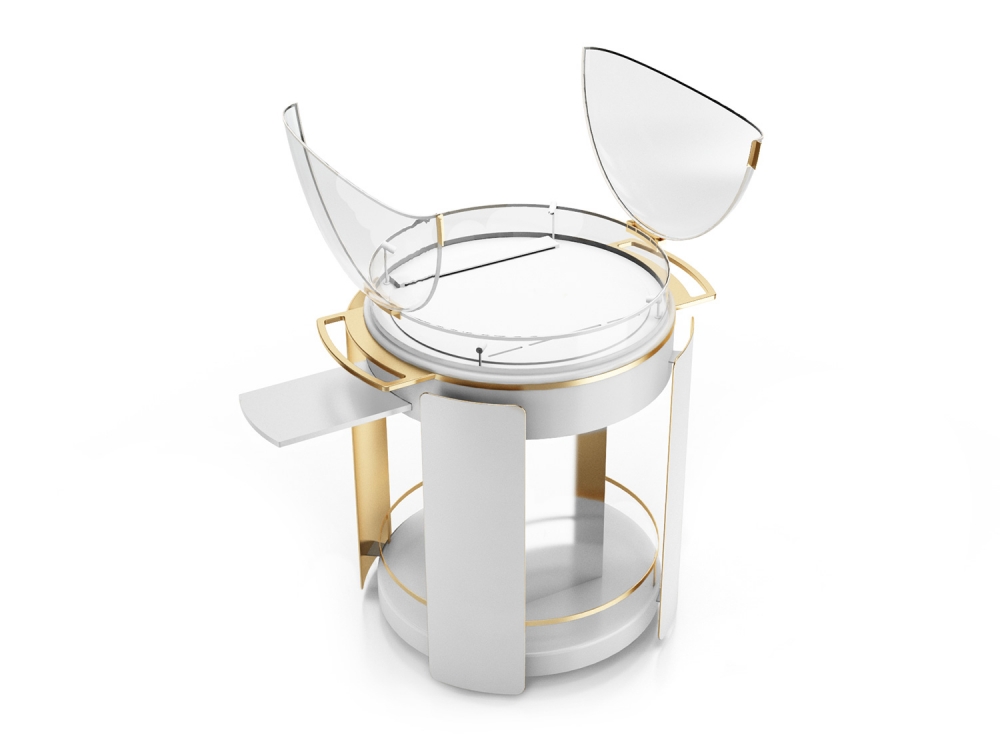 eC1, autonomous cold trolley white