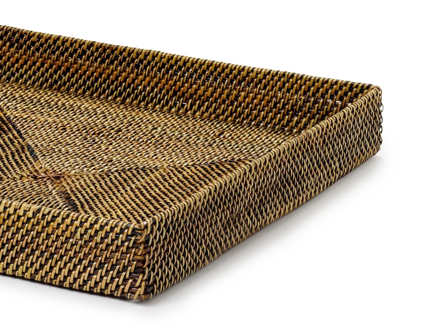 Organic square basket 37x37 cm