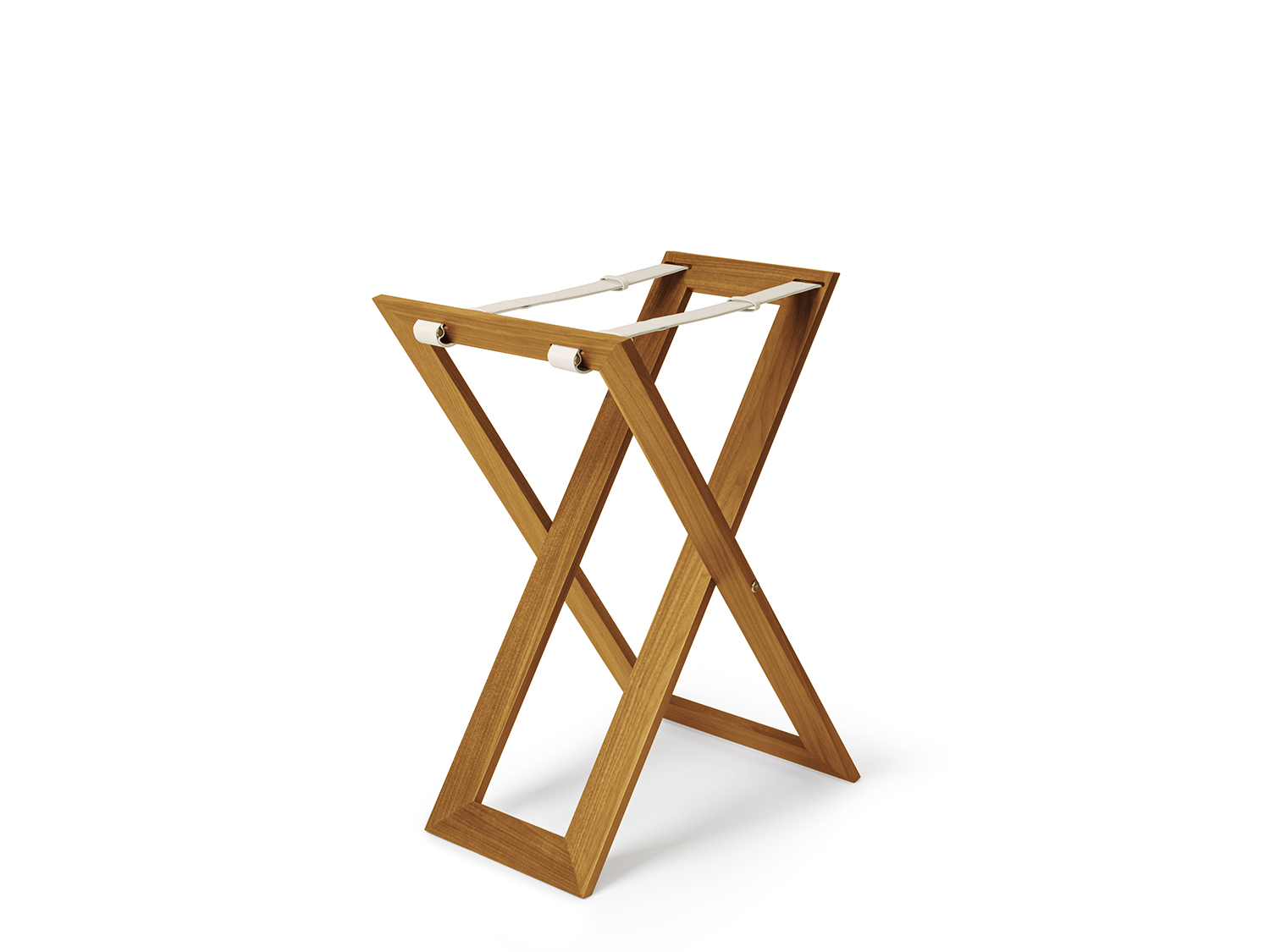 Exo 70 Assamela adjustable tray holder with cream leather straps