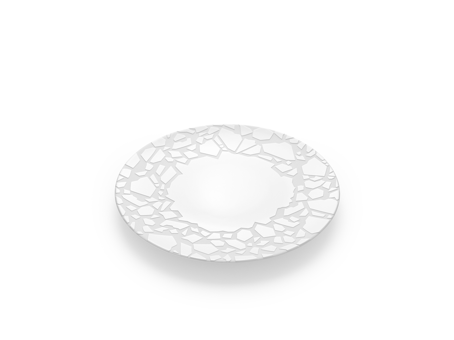 Plate Banquise 24 cm Relief