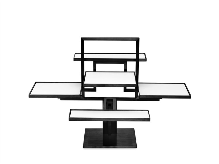 Brushed brass floor-standing Equilibre Stand